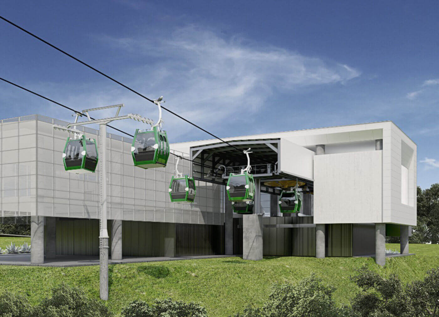 Pereira Megacable Gondola lift - Colombia - POMA
