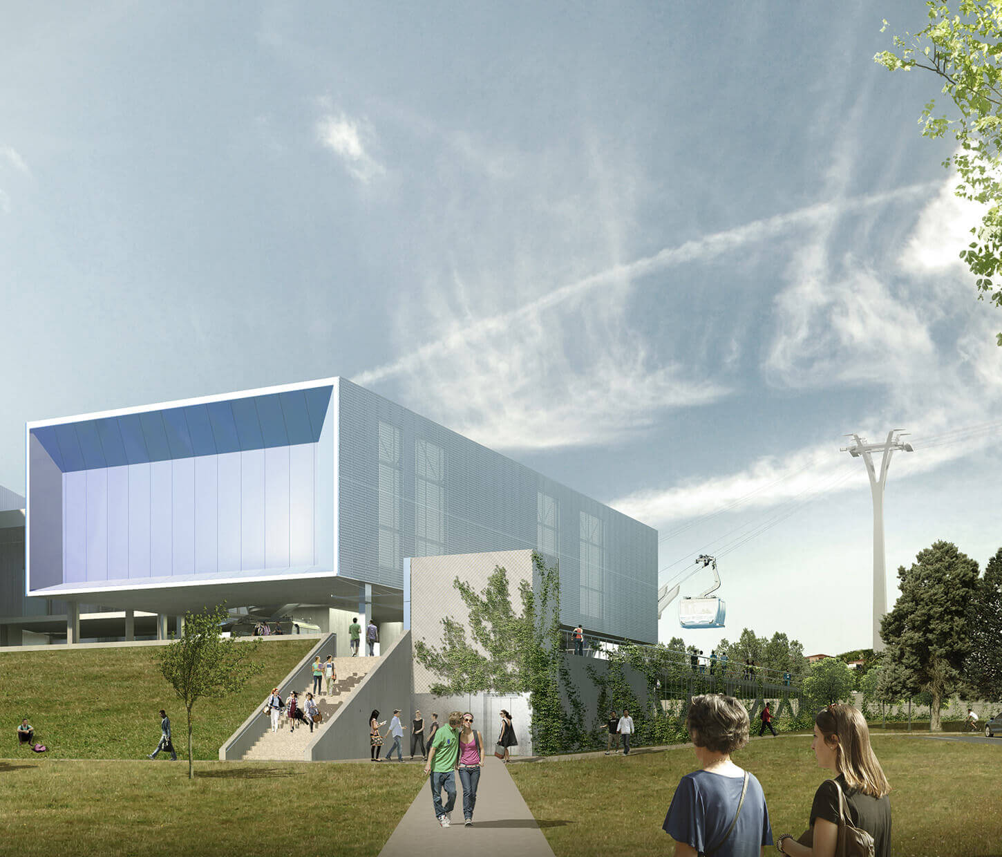 Téléo, the Urban 3S cable car in Toulouse - POMA