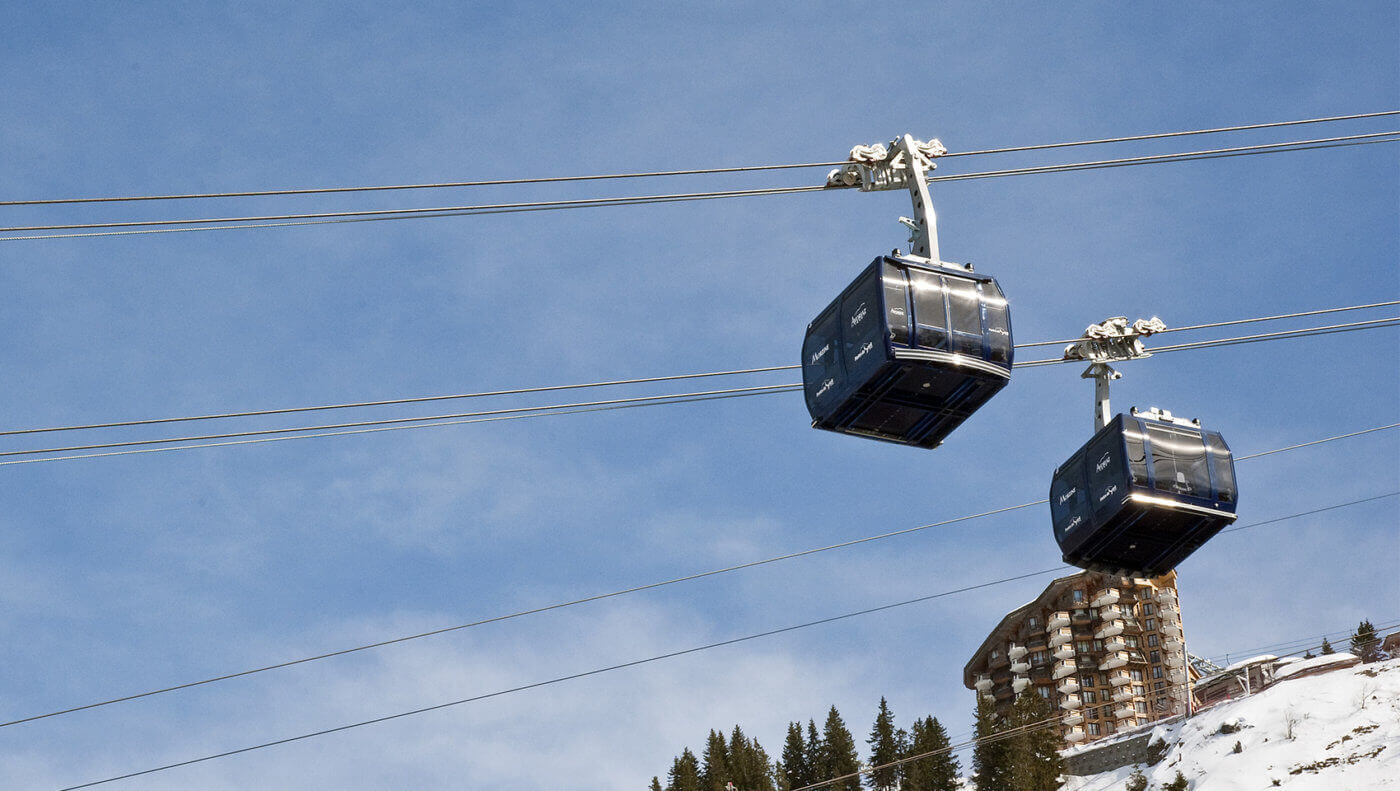 Prodains Express Avoriaz • 3S aerial ropeway - POMA