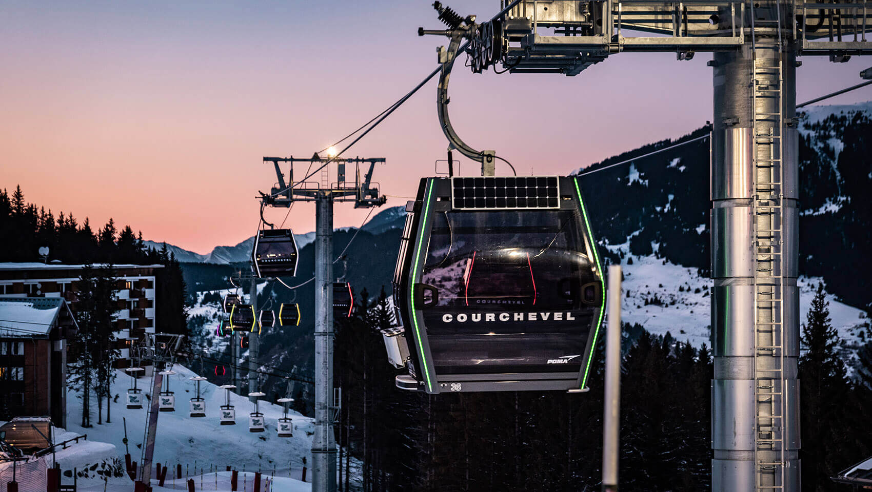 Le Praz gondola lift - 3 vallées - Courchevel - POMA