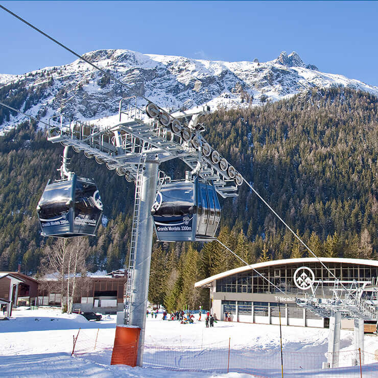 Plan Joran gondola lift • Chamonix - France - POMA