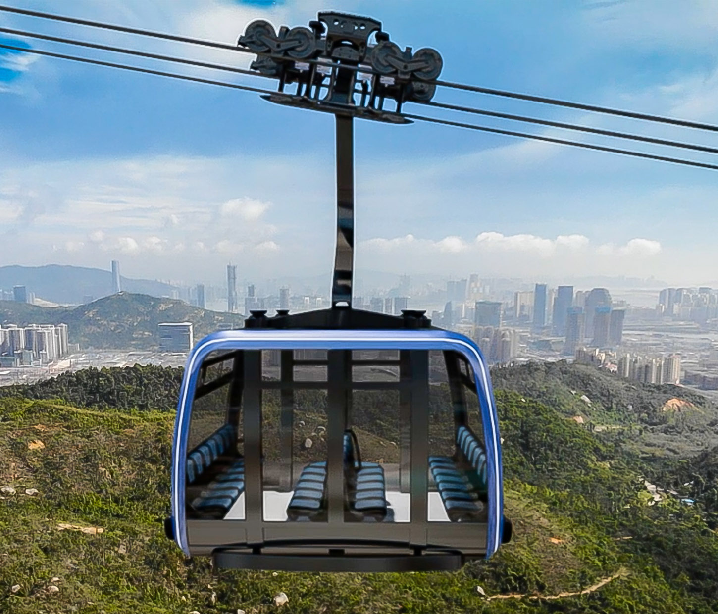 Mokpo Marine Cable Car, a technical feat by POMA