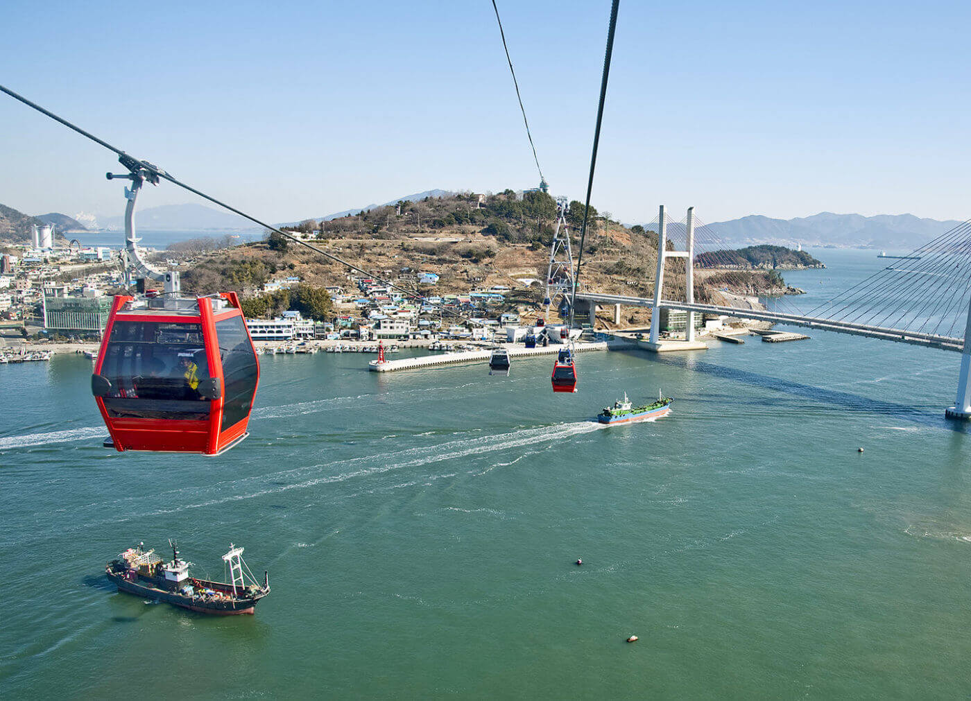 Yeosu Cablecar • Télécabine touristique en Corée du Sud - POMA