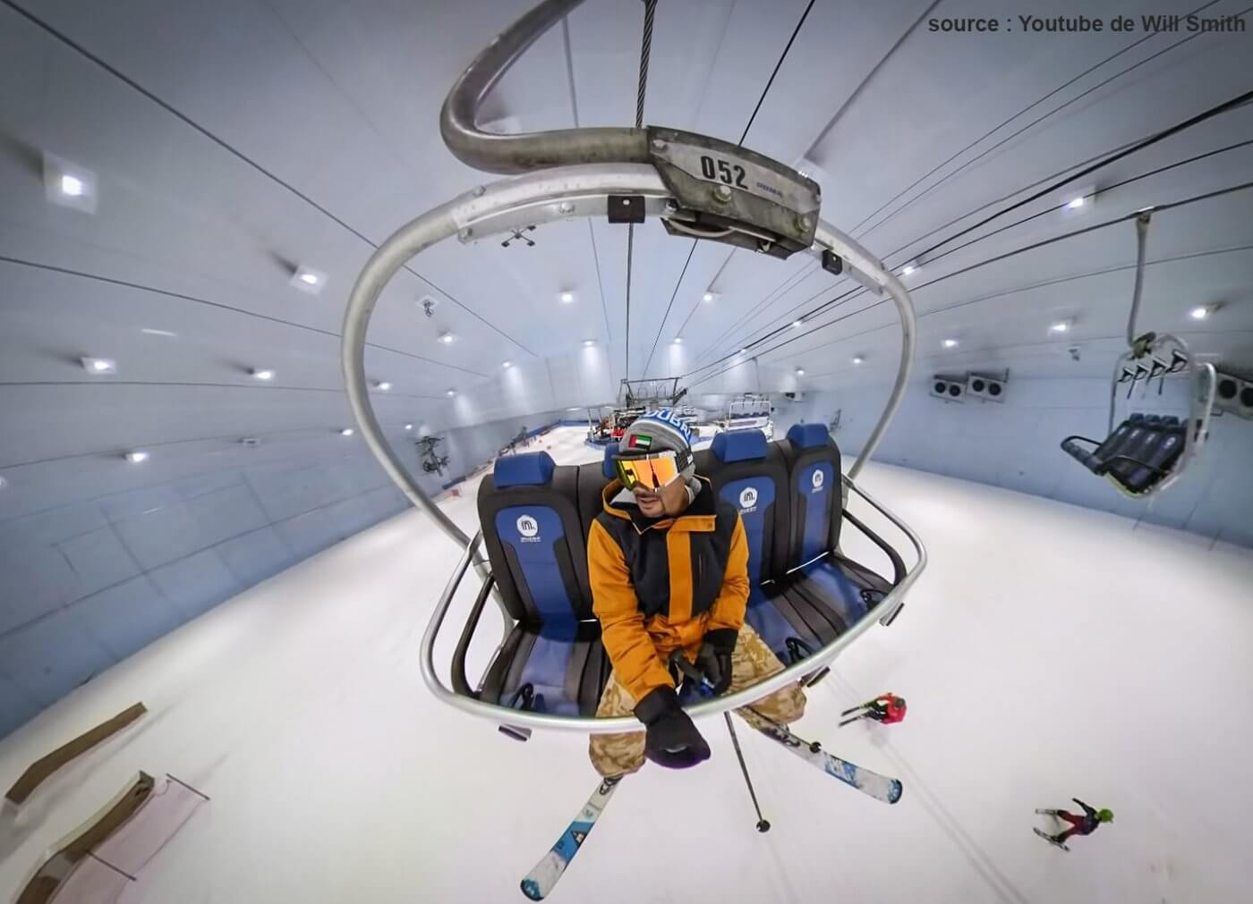 Télésiège POMA dans le Ski Indoor de Dubaï POMA