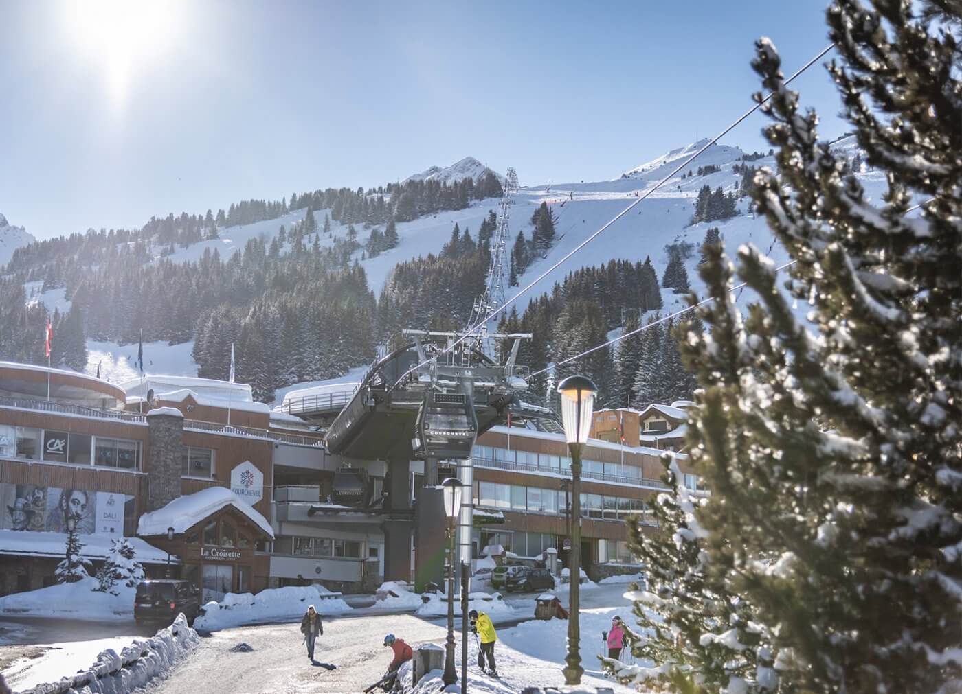 Les Grangettes Gondola Lift POMA, Courchevel Intra-resort link